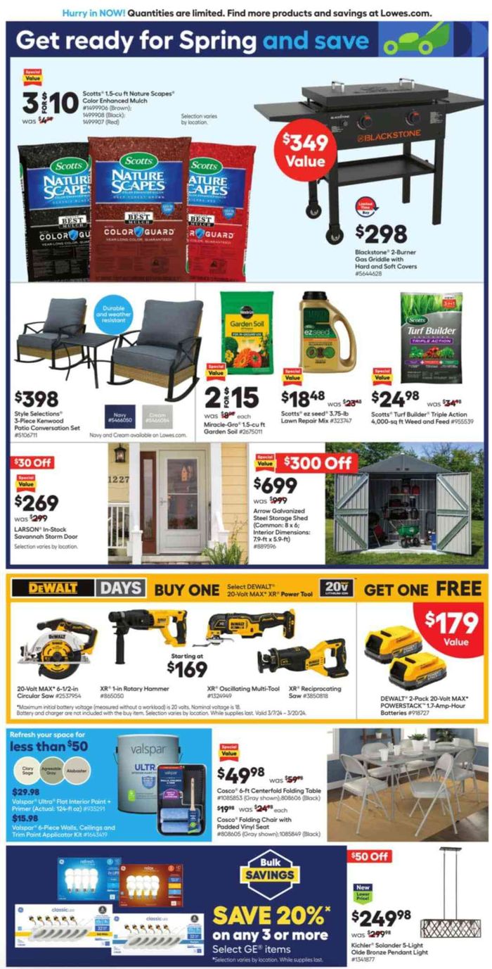 Lowe's | Deals & Catalogues - March 2024 | Tiendeo