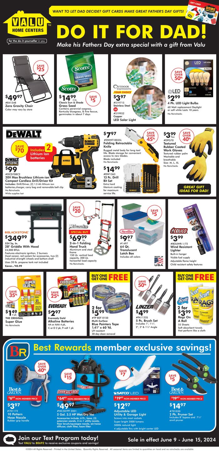 Valu Home Centers in Erie PA | Father's day Ads & Coupons | Tiendeo
