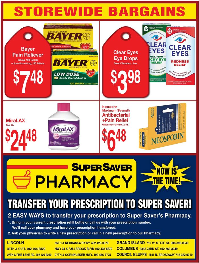 Super Saver in Lincoln NE | Back to school Ads & Coupons | Tiendeo