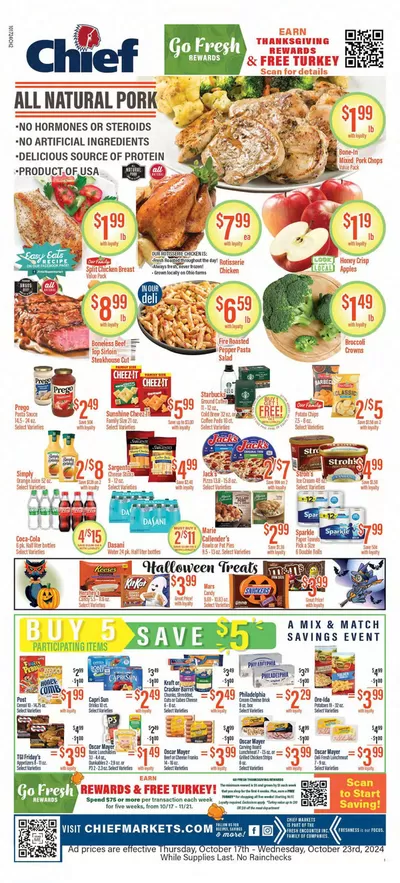 Chief Supermarket in Napoleon OH | Halloween Ads & Coupons | Tiendeo